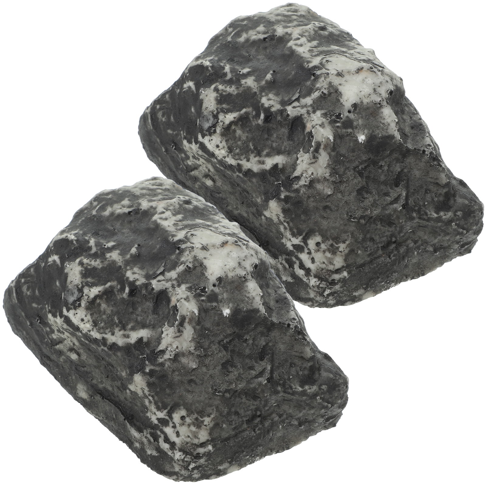 MLINS 2pcs Resin Hidden Key Storage Box Simulation Stone Yard Storage ...