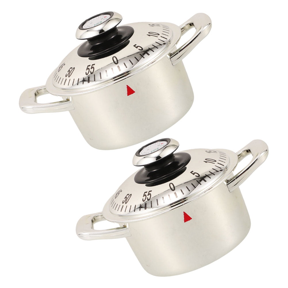 MLINS 2pcs Retro Mechanical Kitchen Timer Cooking Timer Manual Baking ...