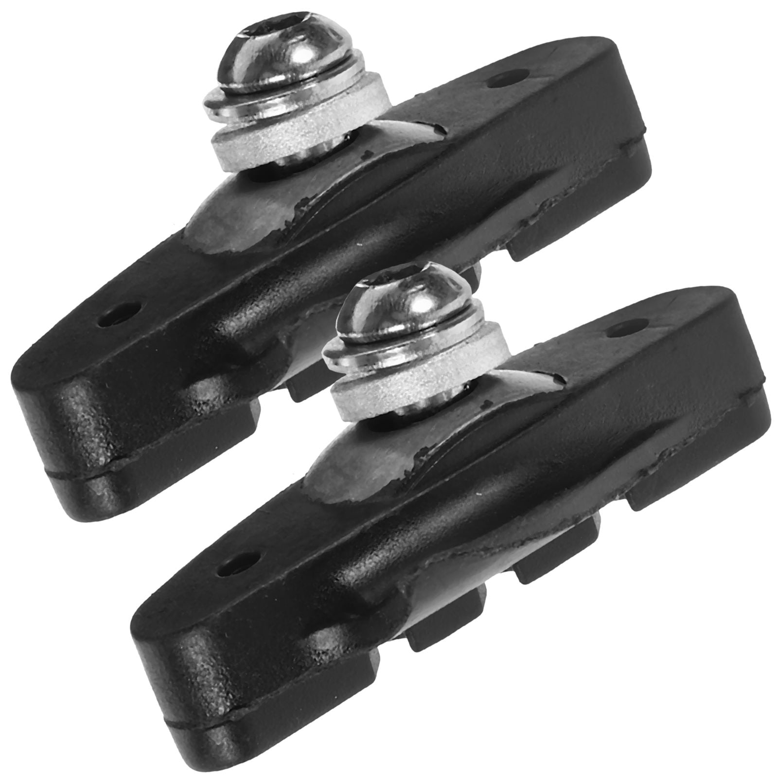 2pcs Rubber Pads for Road Bikes Brake Shoes Block Holder Tools (Black ...