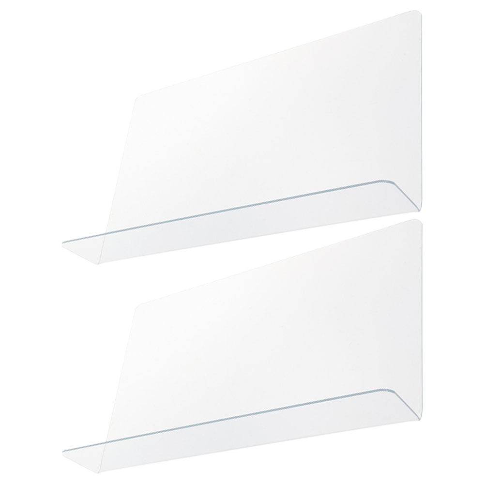 MLINS 2pcs Shower Guard Transparent Plastic Cover Bathtub Water Anti ...