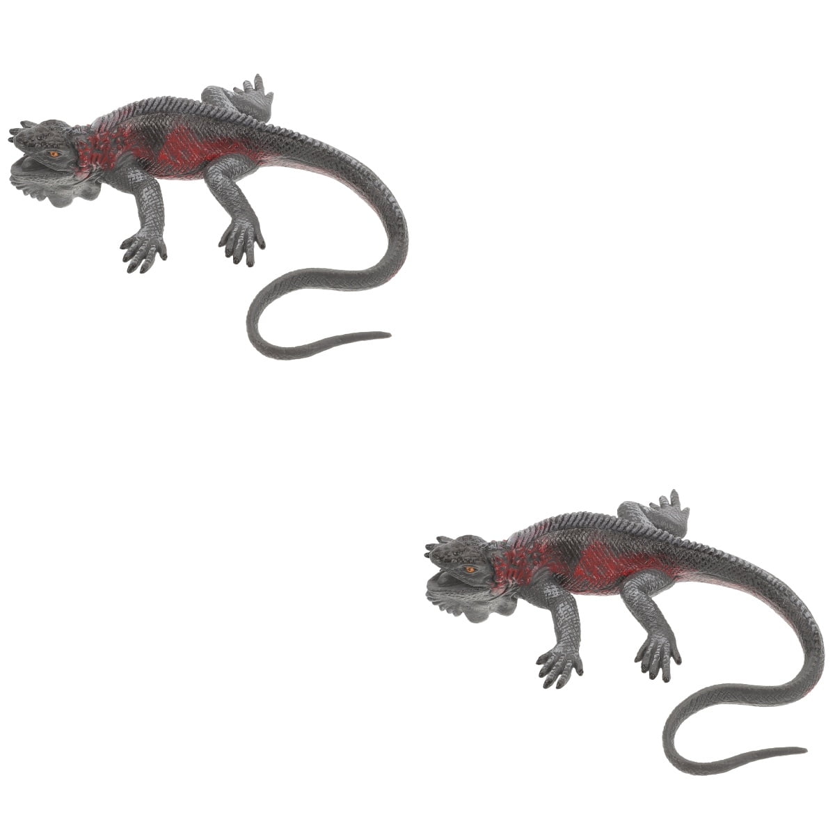 MLINS 2pcs Simulation Lizard Model Plastic Lizard Model Animal ...