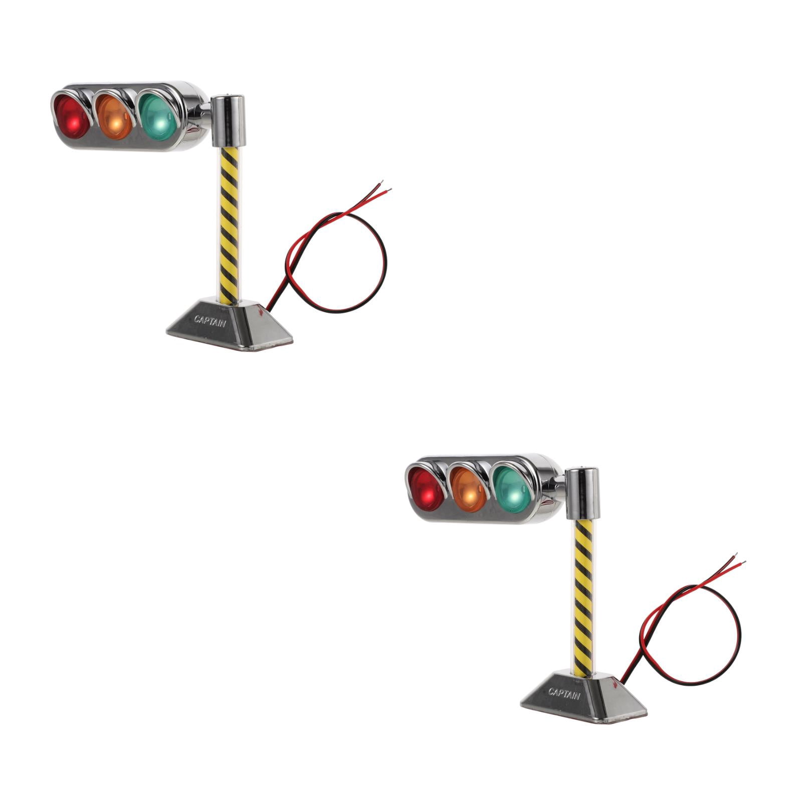 MLINS 2pcs Simulation Traffic Light Model Car Room Decor Traffic Signal ...