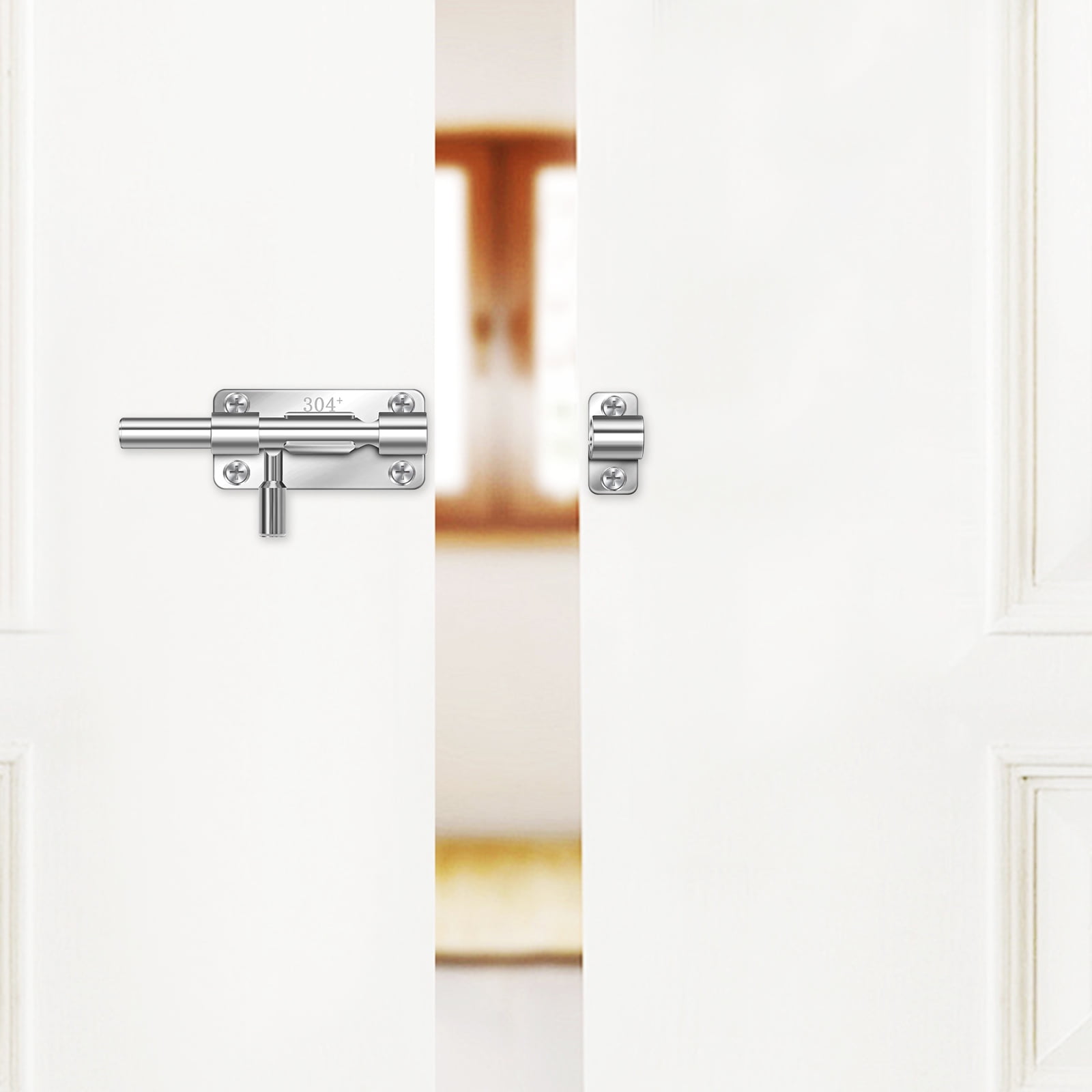 MLINS 2pcs Slide Door Locks Sliding Bolt Gate Latch Security Door Locks ...