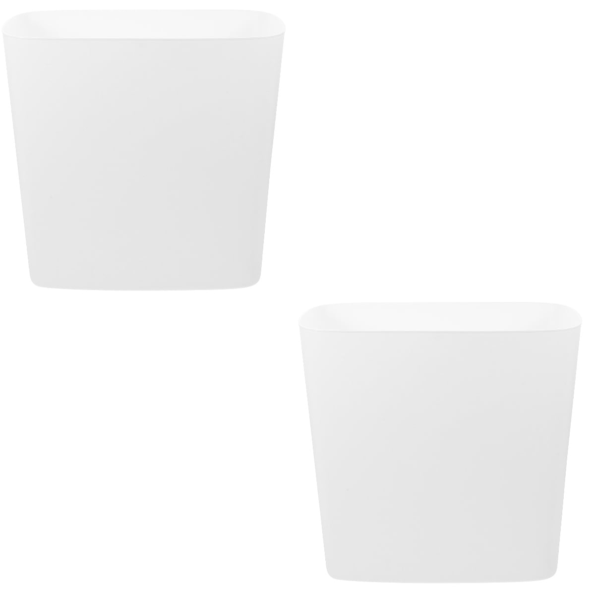 MLINS 2pcs Slim Kitchen Bin Trash Bucket Plastic Narrow Space Garbage ...
