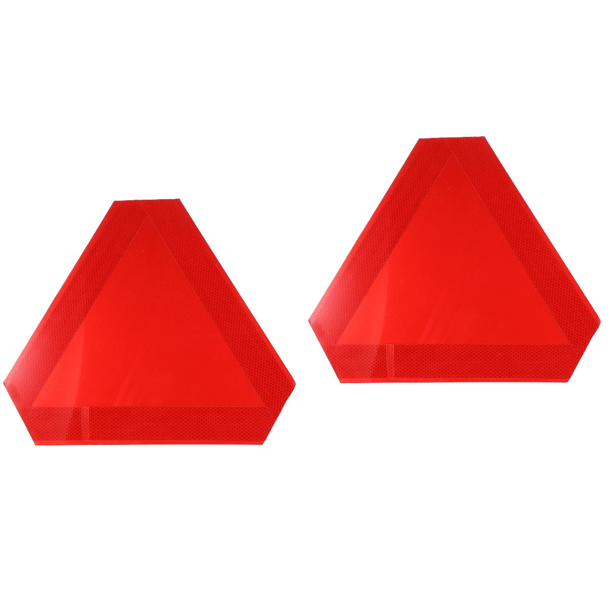MLINS 2pcs Slow Moving Car Sign Triangle Reflective Sign Safety Slow ...
