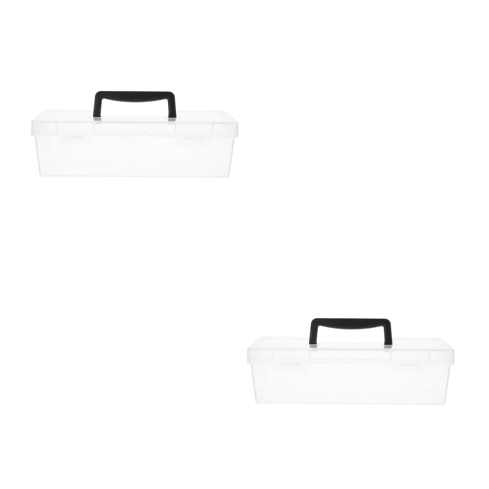 MLINS 2pcs Small Parts Organizer Case with Transparent Lid Portable ...