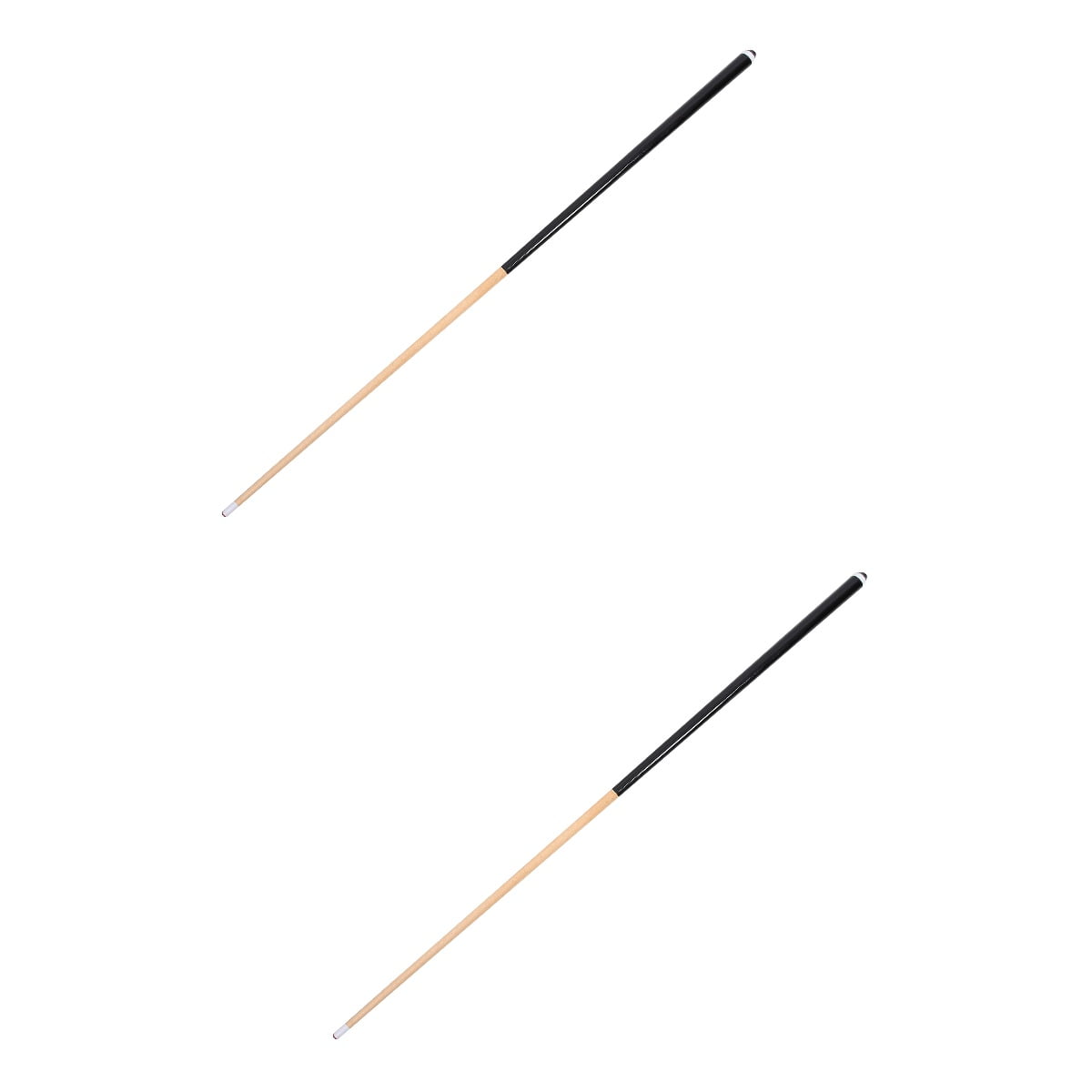 MLINS 2pcs Small Wooden Pool Cue Kids Use Short Pool Stick Portable ...