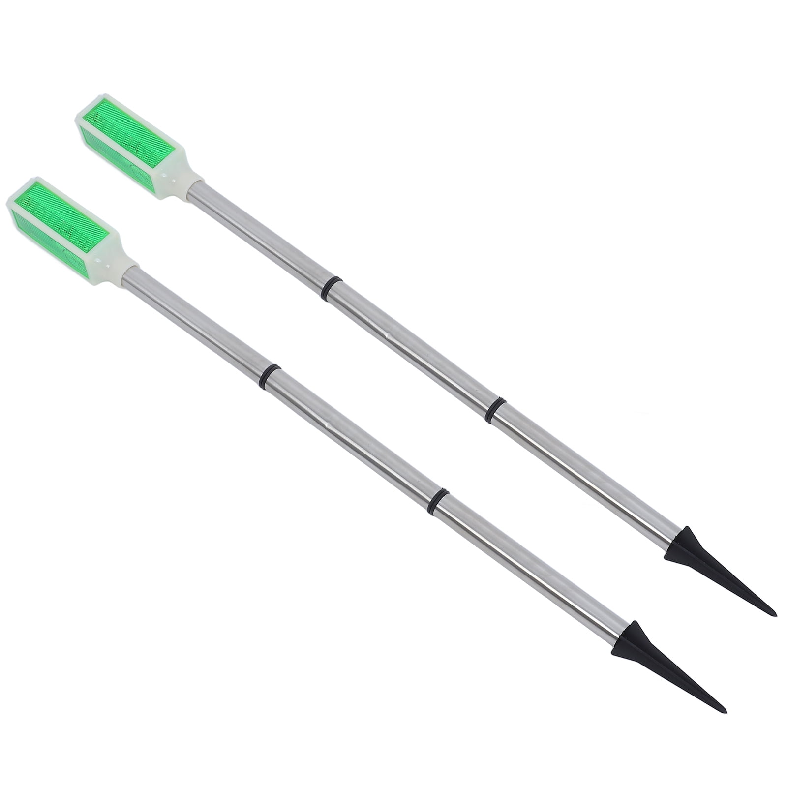 MLINS 2pcs Solar Powered Driveway Lights Led Pole Light Outdoor ...