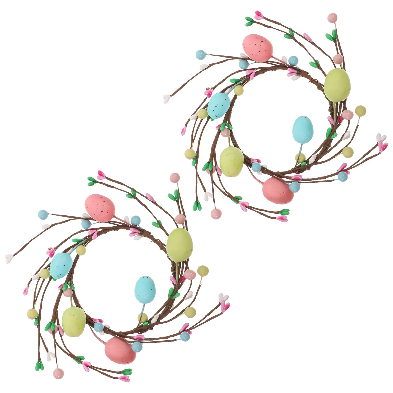 MLINS 2pcs Spring Candle Rings For Pillars Candles Easter Candle ...
