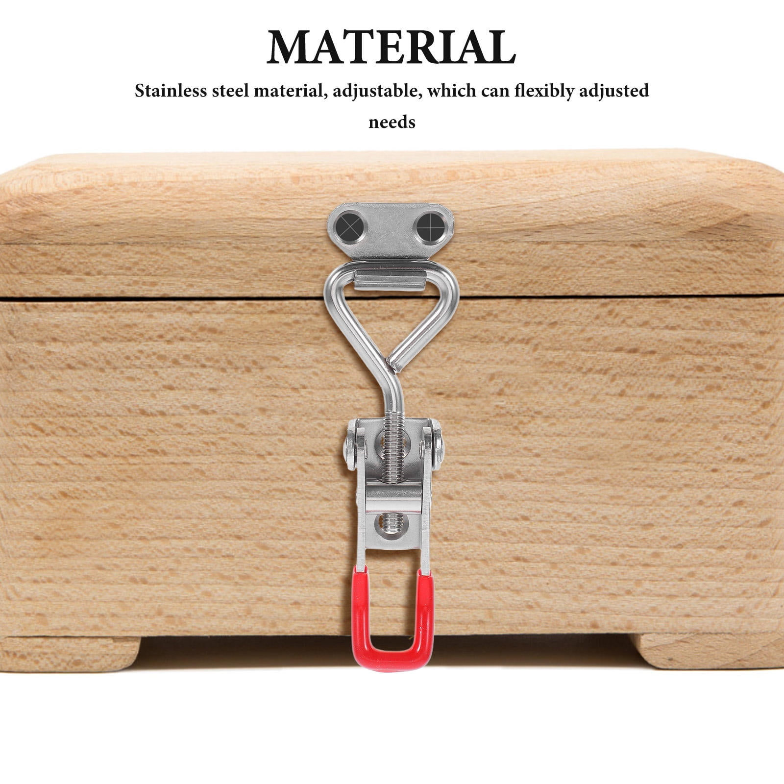 MLINS 2pcs Stainless Door Bolt Lock Stainless Steel Adjustable Latch ...