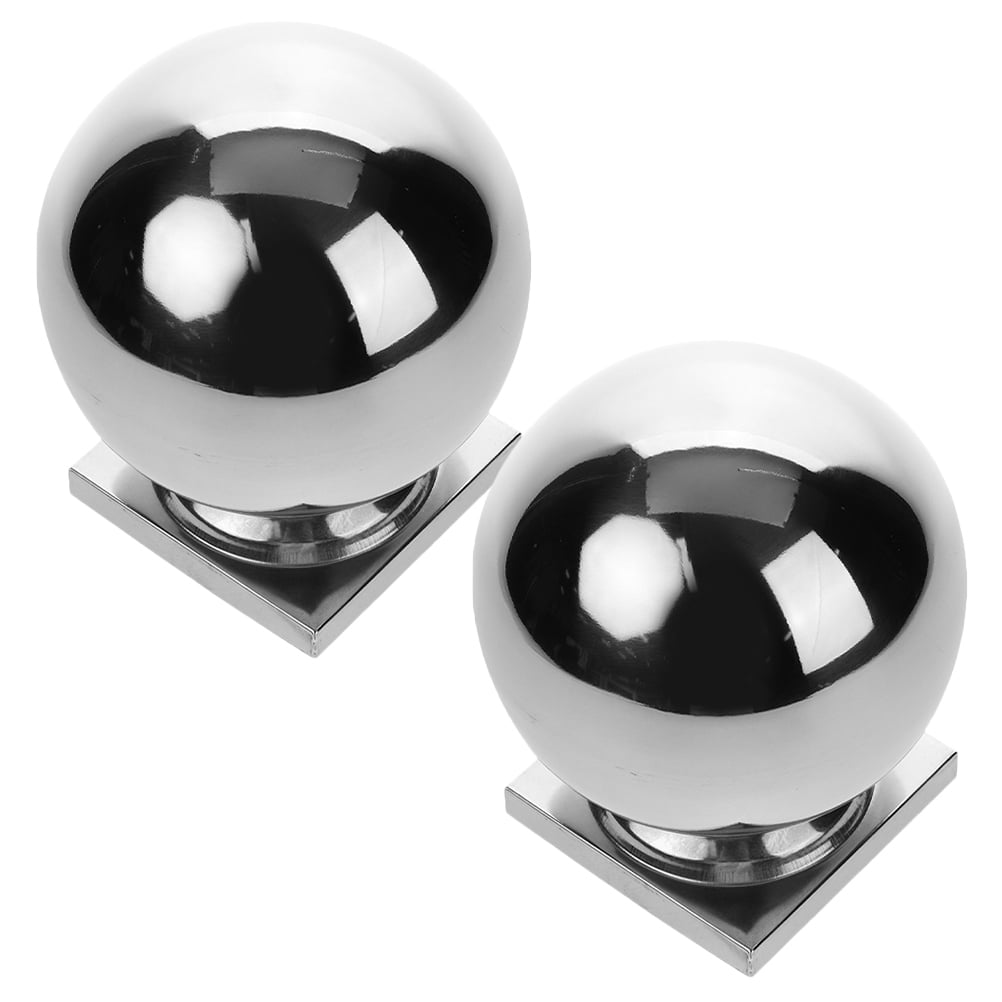 MLINS 2pcs Stainless Steel Bed Post Finials Caps, Decorative Post Cap ...