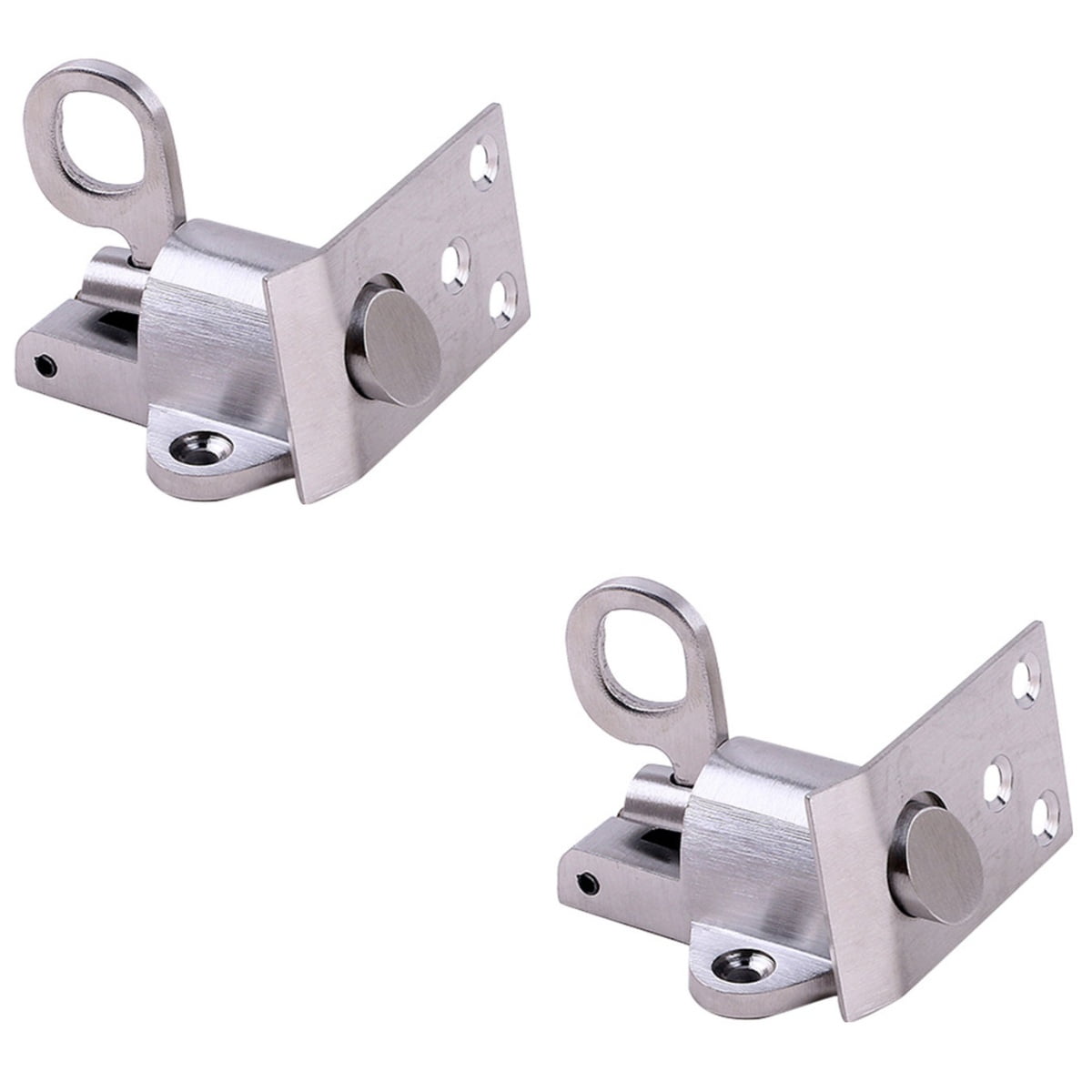 MLINS 2pcs Stainless Steel Door Latch Spring Bolt Latch Durable Simple ...