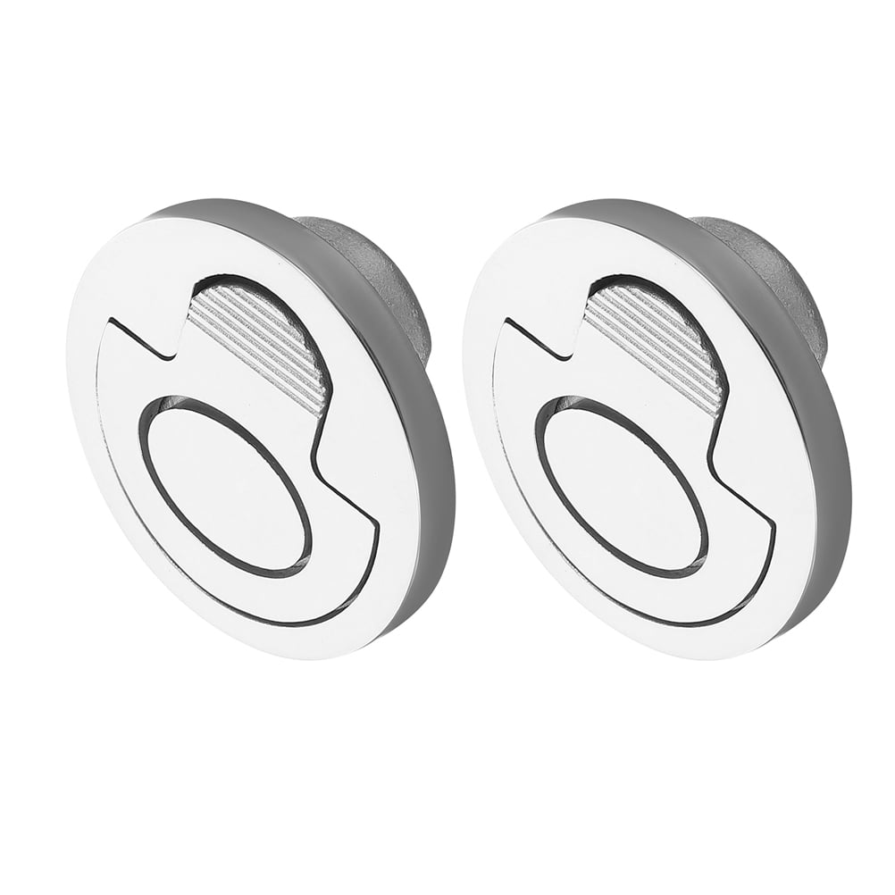 MLINS 2pcs Stainless Steel Flush Pull Latch Recessed Boat Hatch Handle ...