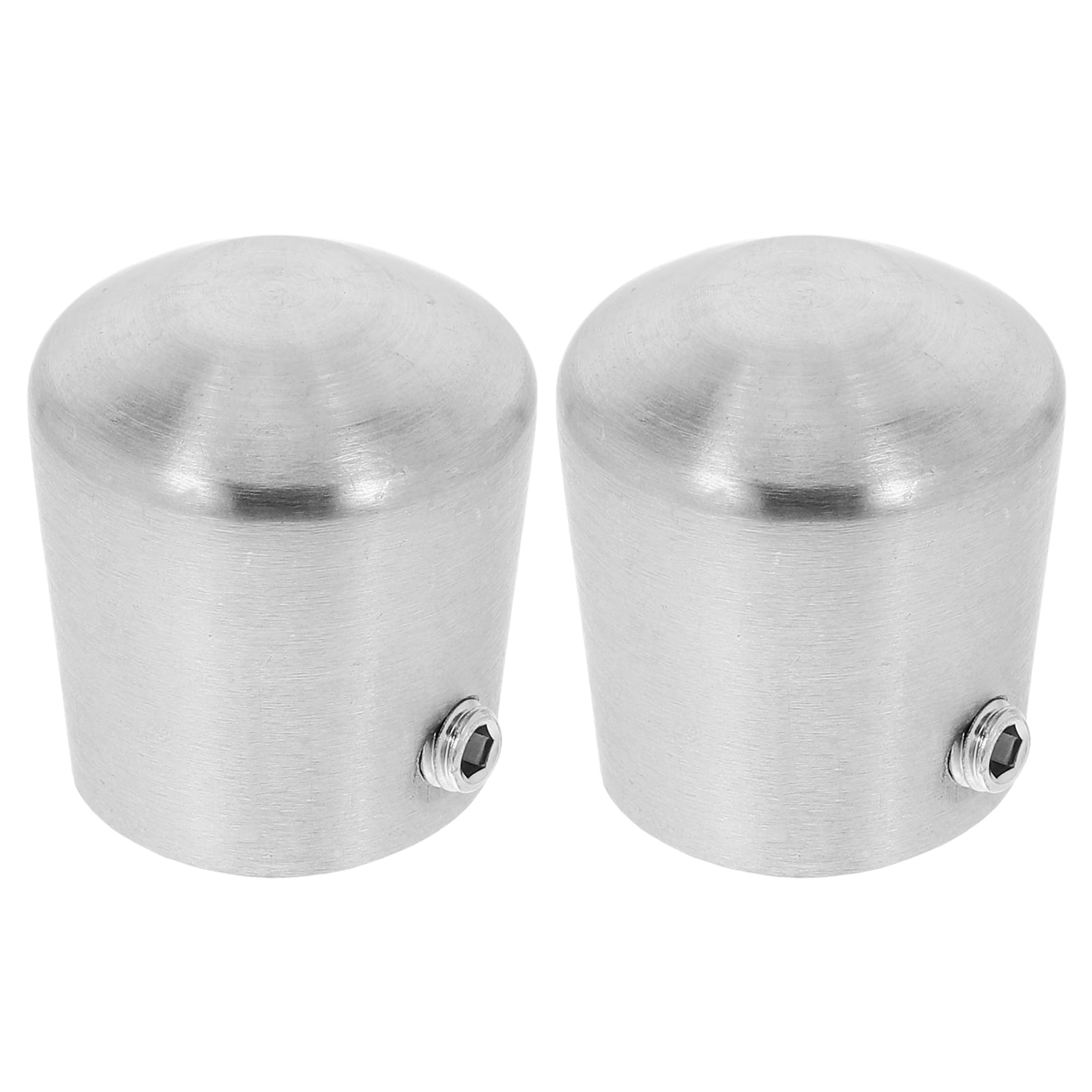 MLINS 2pcs Stainless Steel Handrail End Cap for Wood Rail Stair ...
