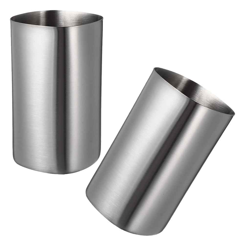 MLINS 2pcs Stainless Steel Pint Cup Healthy Unbreakable And Stackable ...