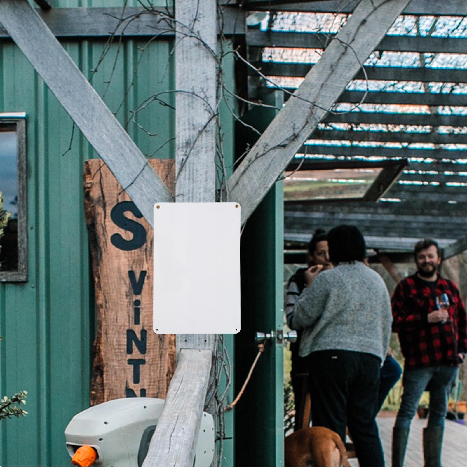 MLINS 2pcs Sublimation Metal Blanks for Creating Signs for Stores Yards Tinplate Blank Signs ...