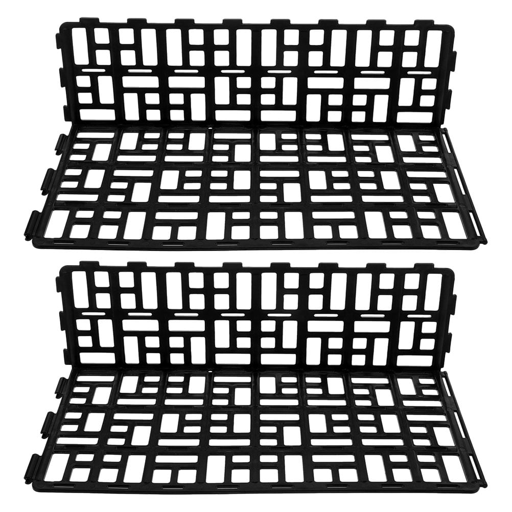 MLINS Black Plastic Shelf Fence for Supermarket Display Efficient ...