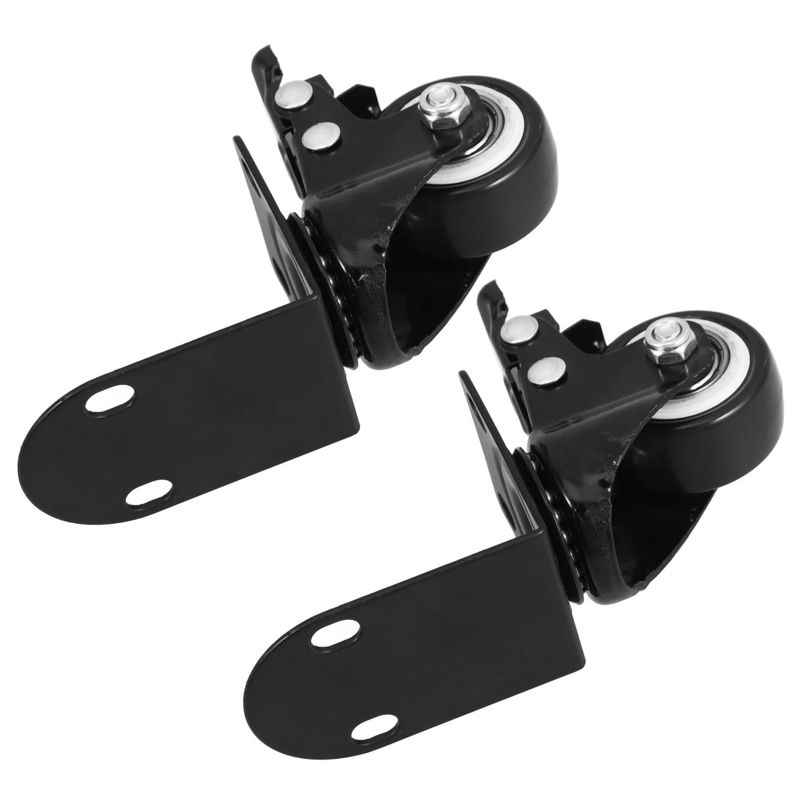 MLINS 2pcs Swivel Caster Wheels Replacement Furniture Casters Heavy Duty No Noise Casters with ...