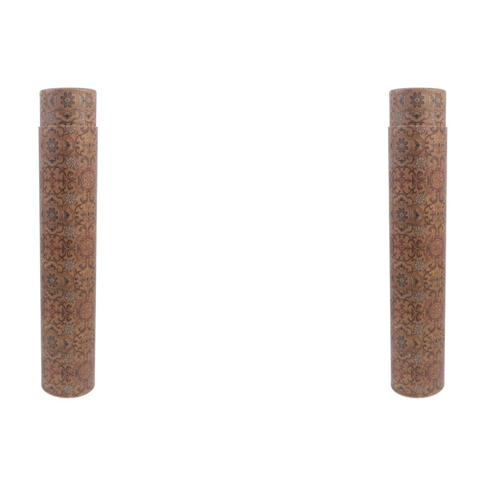 MLINS 2pcs Telescoping Poster Tube Japanese Scroll Holder Picture ...
