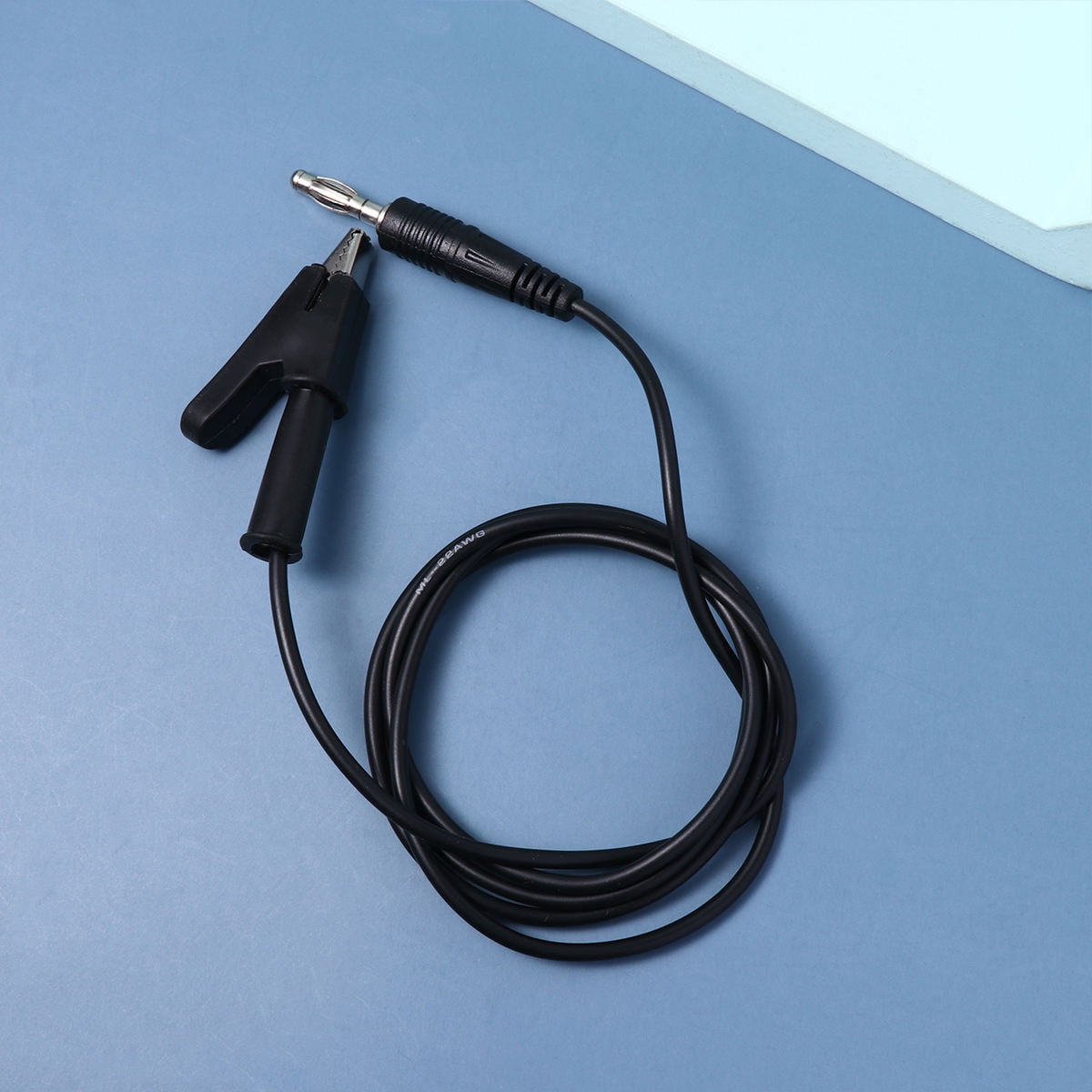 MLINS 2pcs Test Line Copper Banana Plug to Alligator Clip Test Probe ...