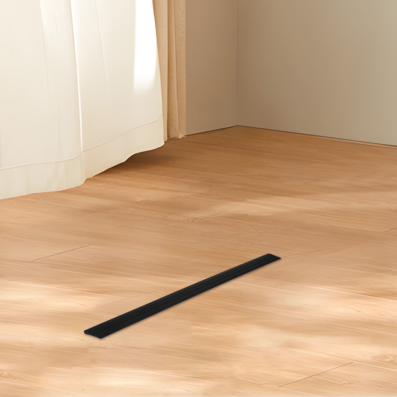 DINHEAROM Step Ramp PVC Black 2Pcs 19.7X1.2X0.4In - Walmart.com