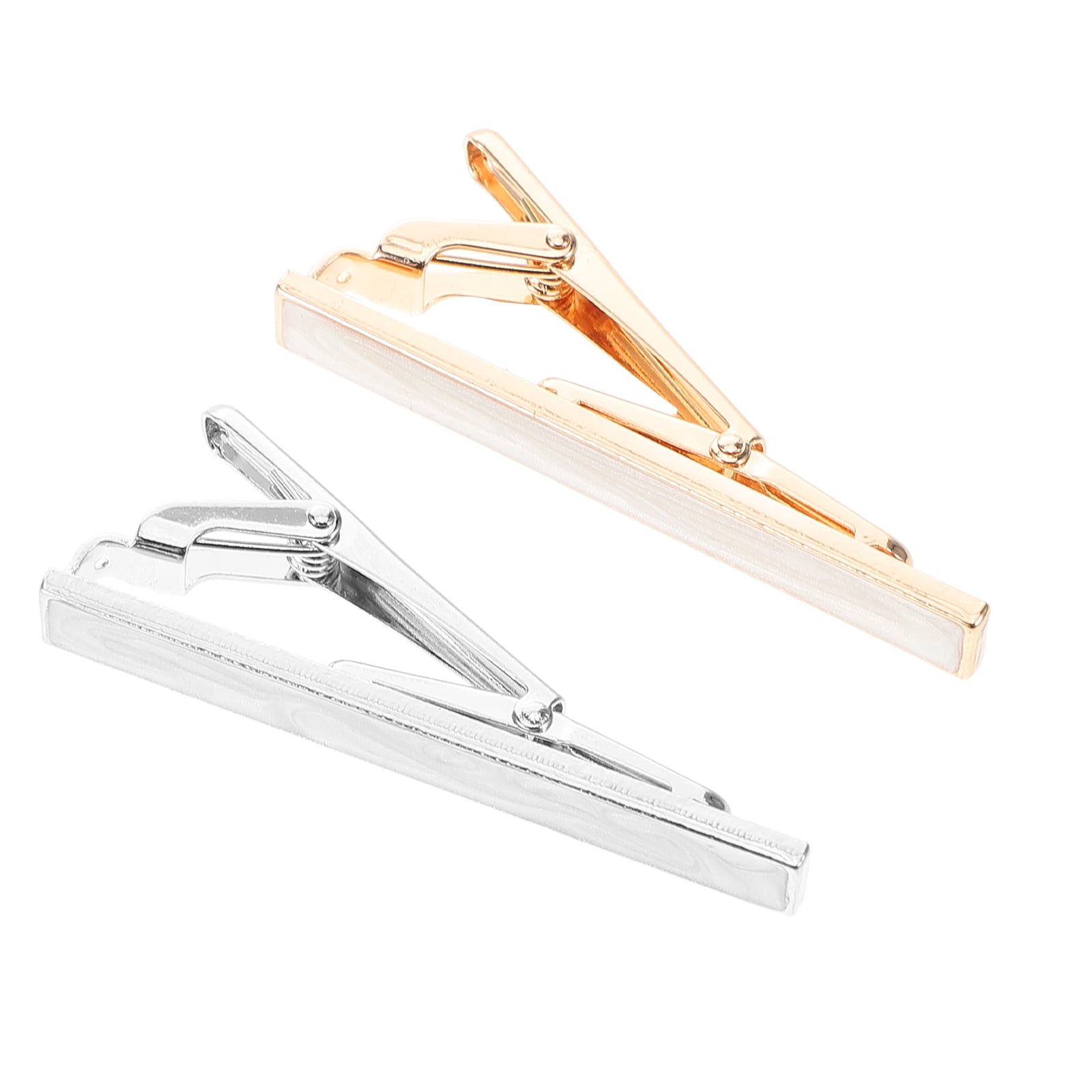MLINS 2pcs Tie Clip Men Necktie Clips Business Tie Clips Banquet Tie ...
