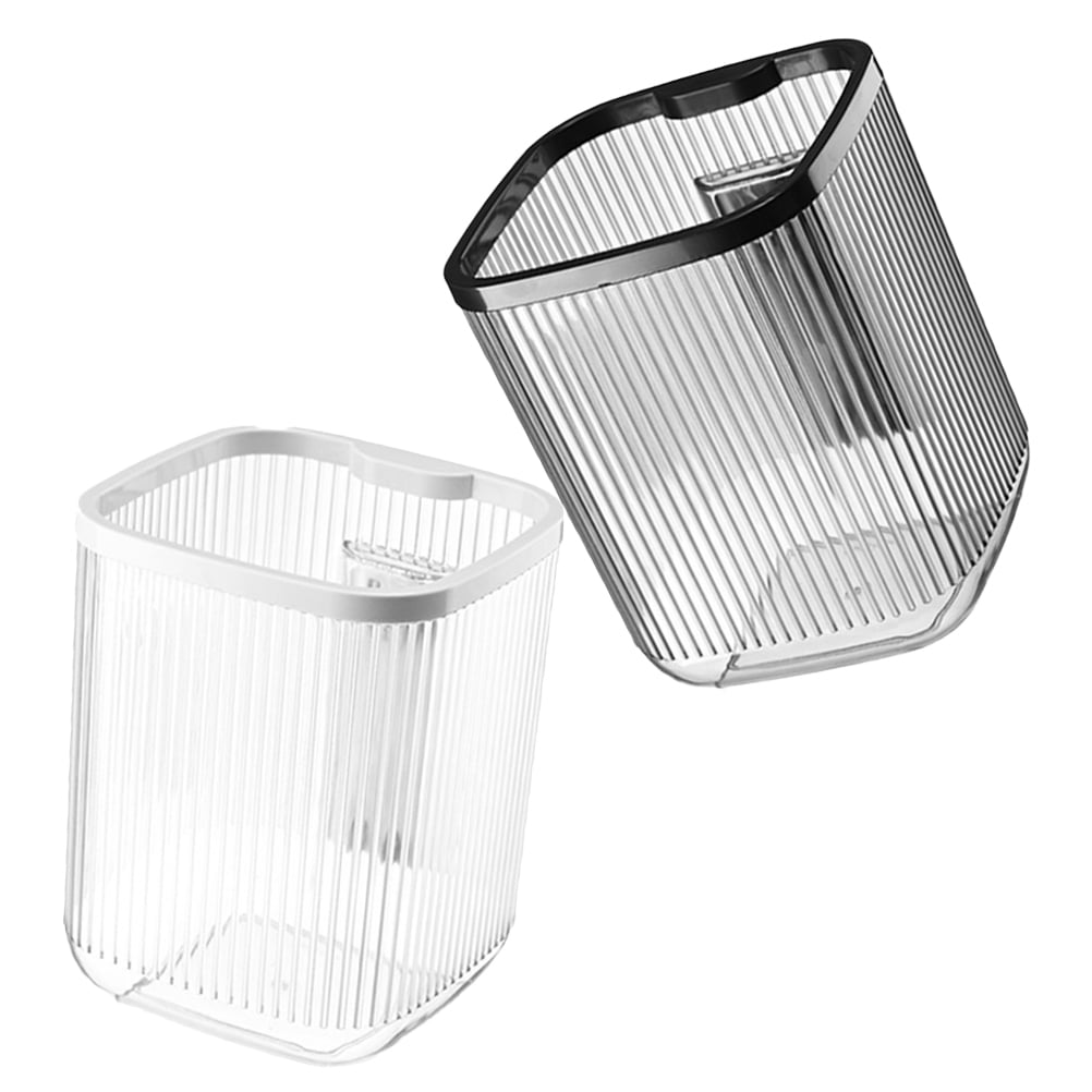 MLINS 2pcs Tiny Desk Trash Can Trash Bin Waste Basket Desktop ...