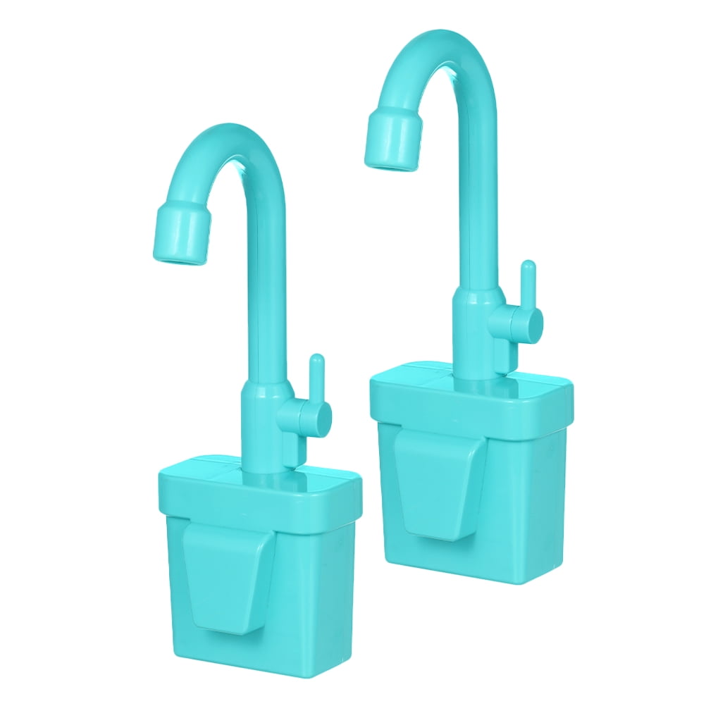 MLINS 2pcs Toy Faucet Kids Play Sink Attachment Pretend Play Faucet ...