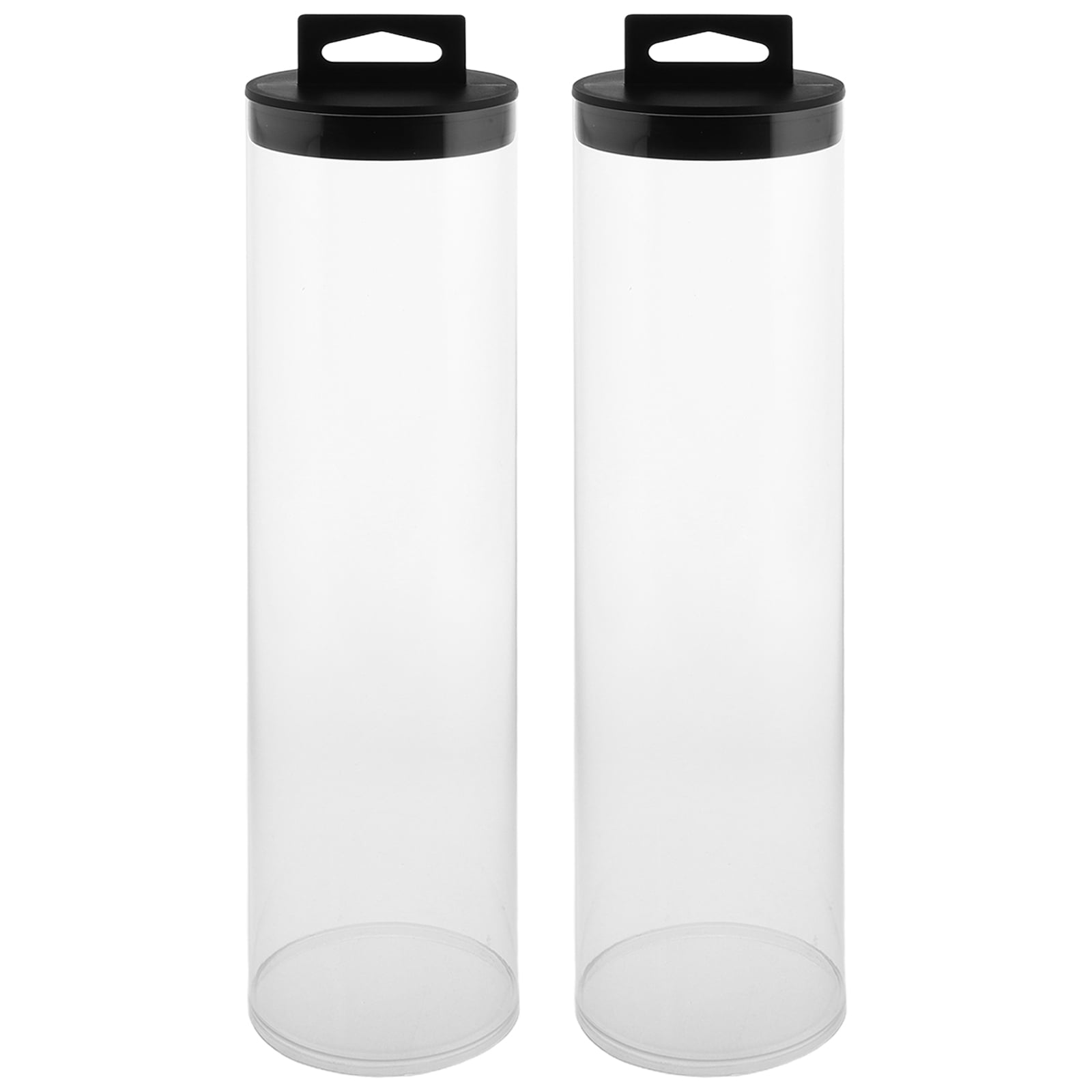 MLINS 2pcs Transparent Ball Holder Cylindrical Ball Container Clear ...