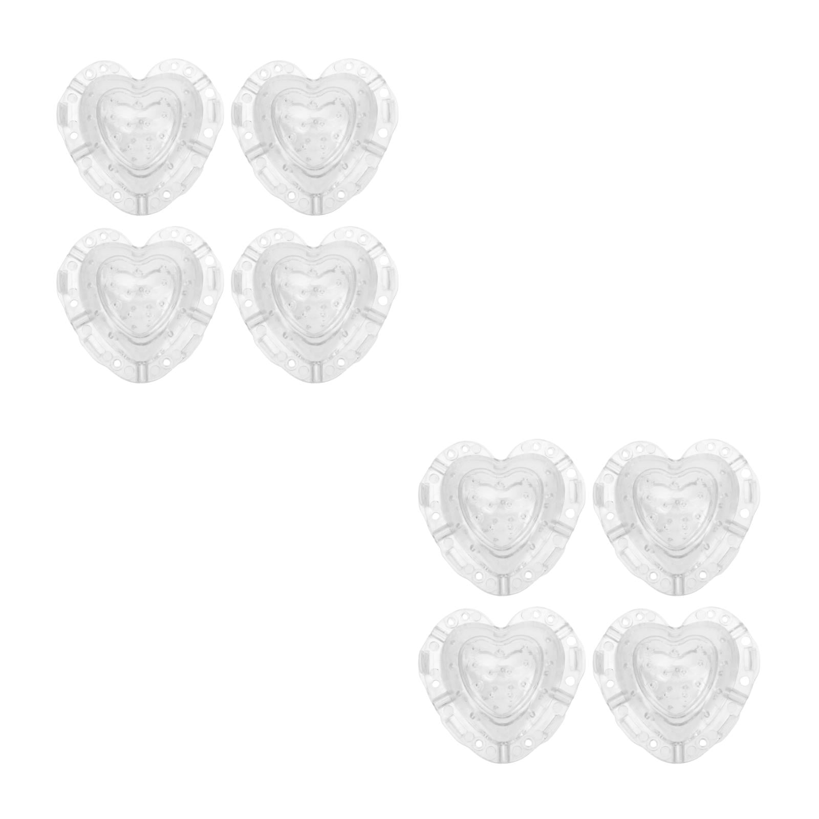 MLINS 2pcs Transparent Fruit Shaping Growing Mold: 4Pcs Heart Shaped ...