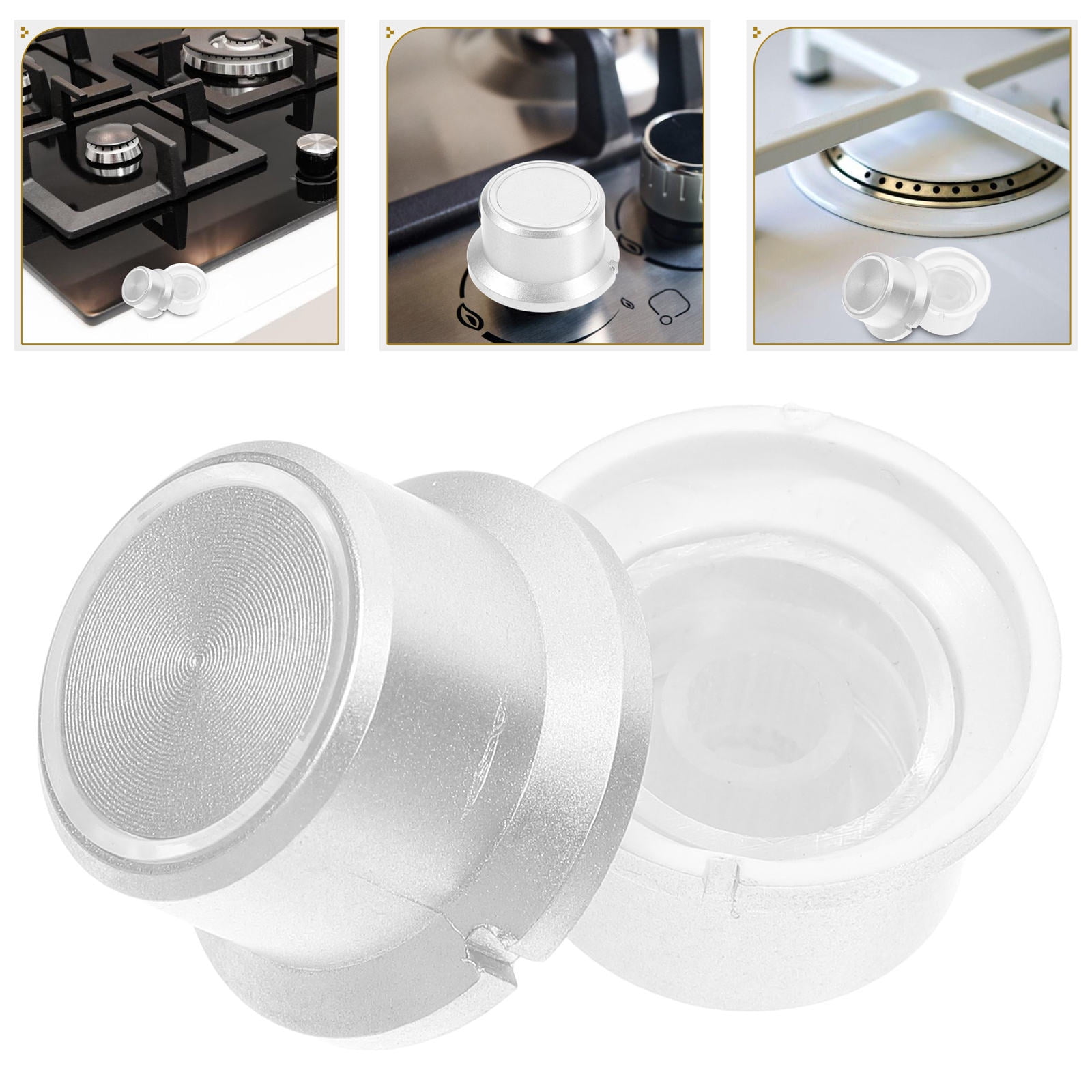 MLINS 2pcs Transparent Potentiometer Knobs for 6mm Shaft Volume Control Knobs for Audio ...