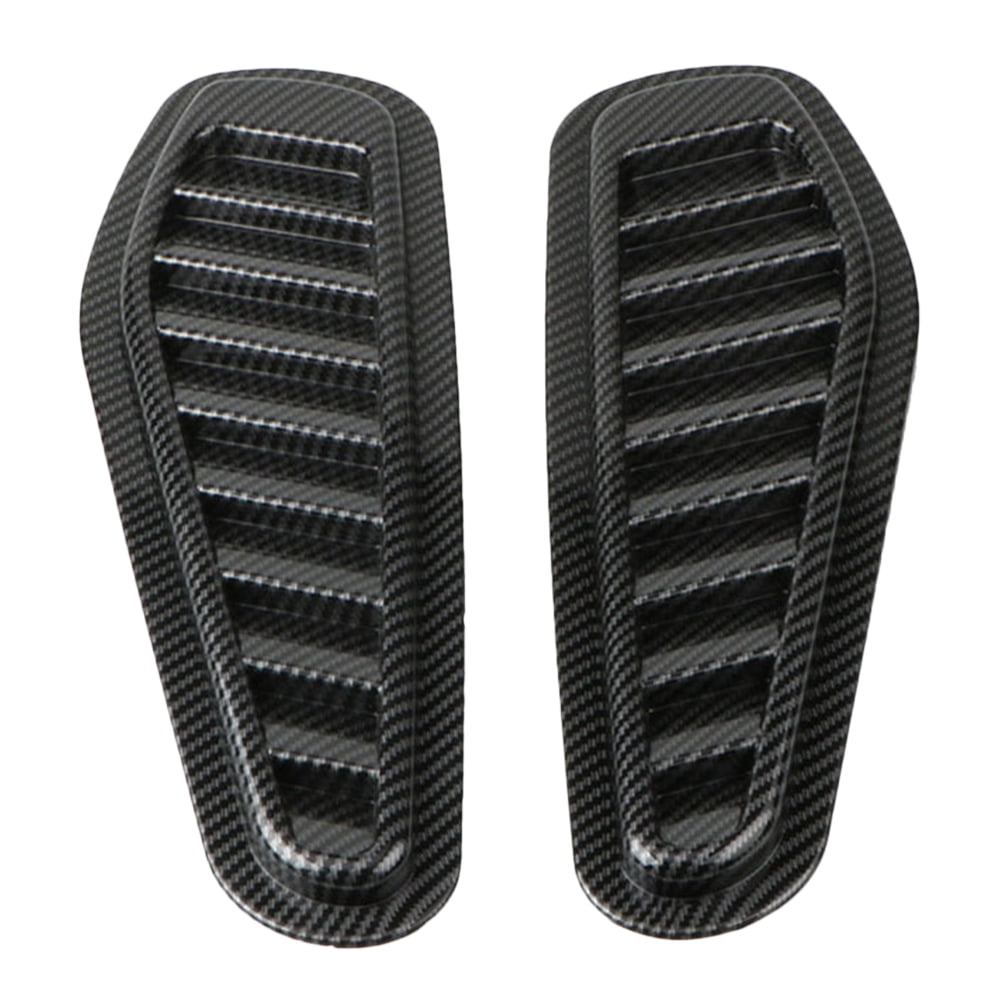MLINS 2pcs Universal Car Hood Air Vent Cover Engine Vent Hood Scoop for ...