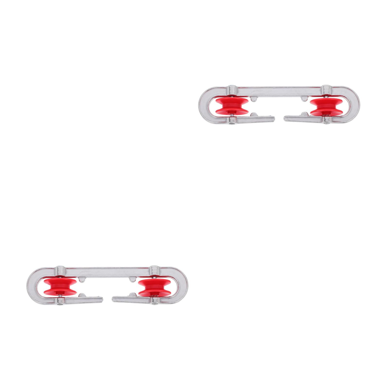 MLINS 2pcs Universal Pulley System For Clothesline Metal And Plastic ...