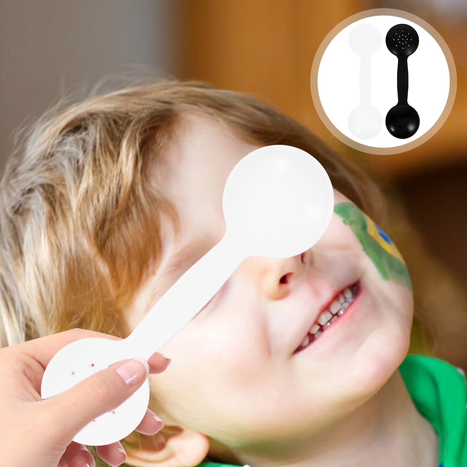 MLINS 2pcs Vision Chart Eye Cover Portable Eye Occluder Optometry ...