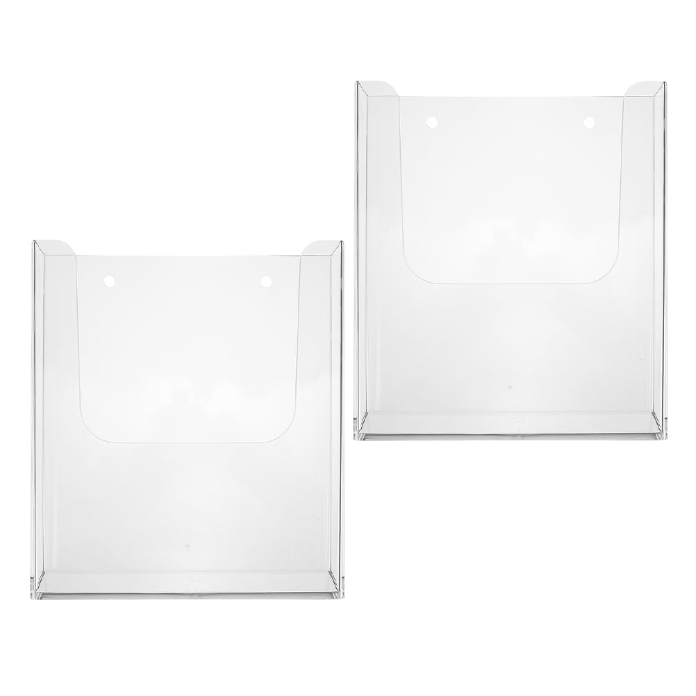 MLINS 2pcs Wall File Organizer Hanging Wall Magazine Holder Wall Mount ...
