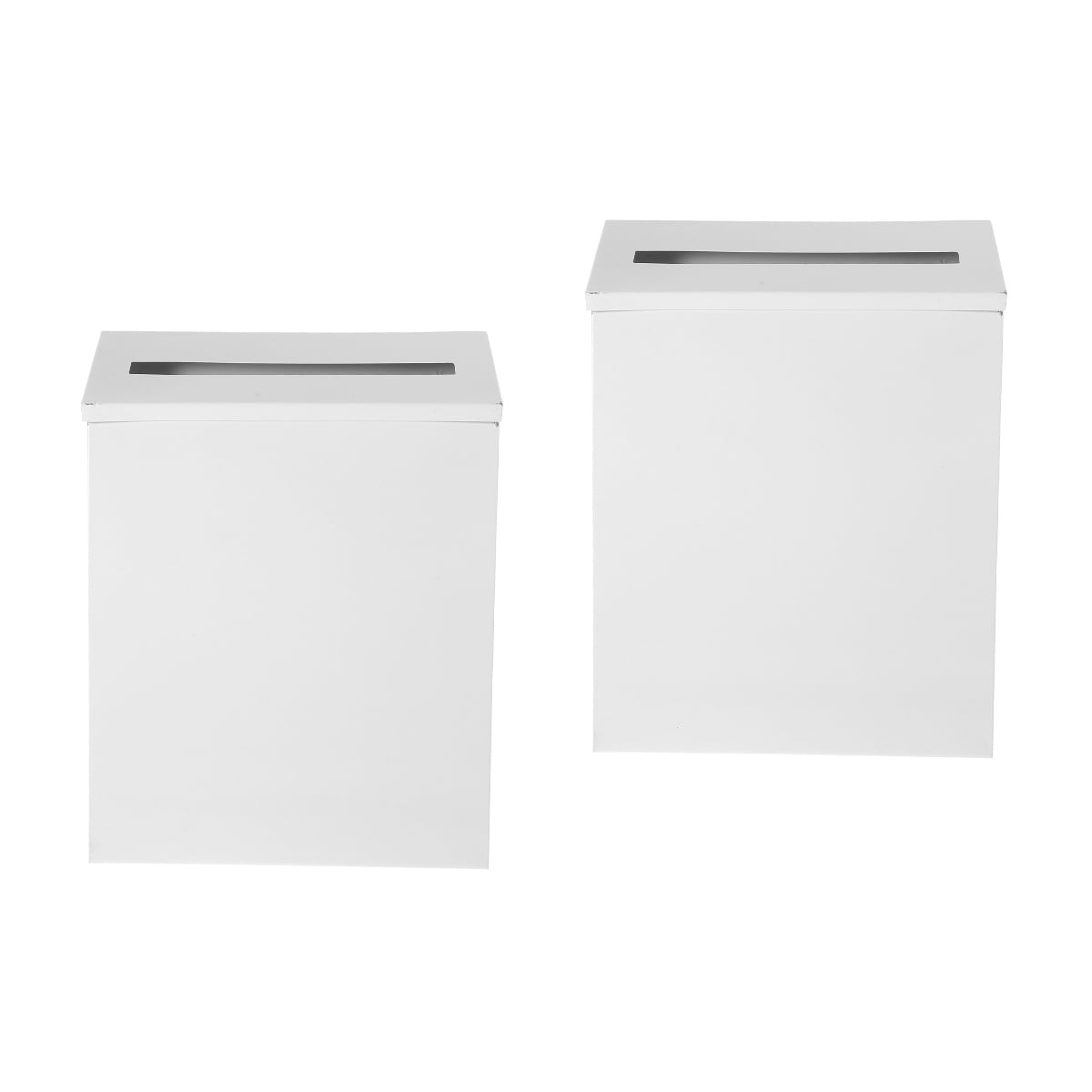 MLINS 2pcs Wall Mount Mailbox Post Box House Outside Wall Mounted ...