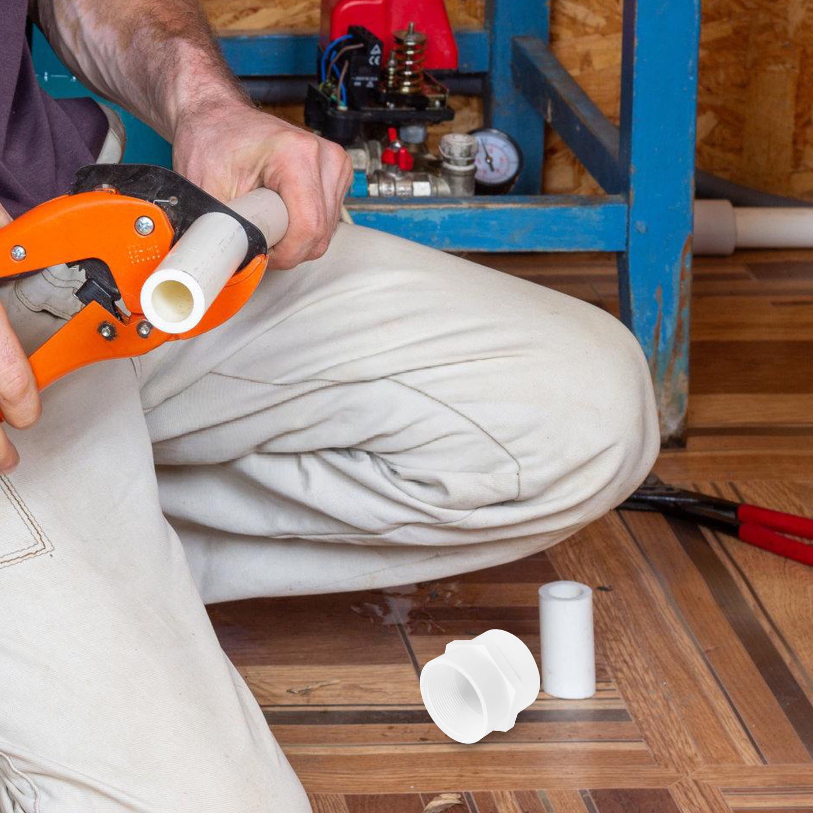 MLINS 2pcs Water Pipe Joint Converter Pvc Pipe Adapter Connector Pvc ...