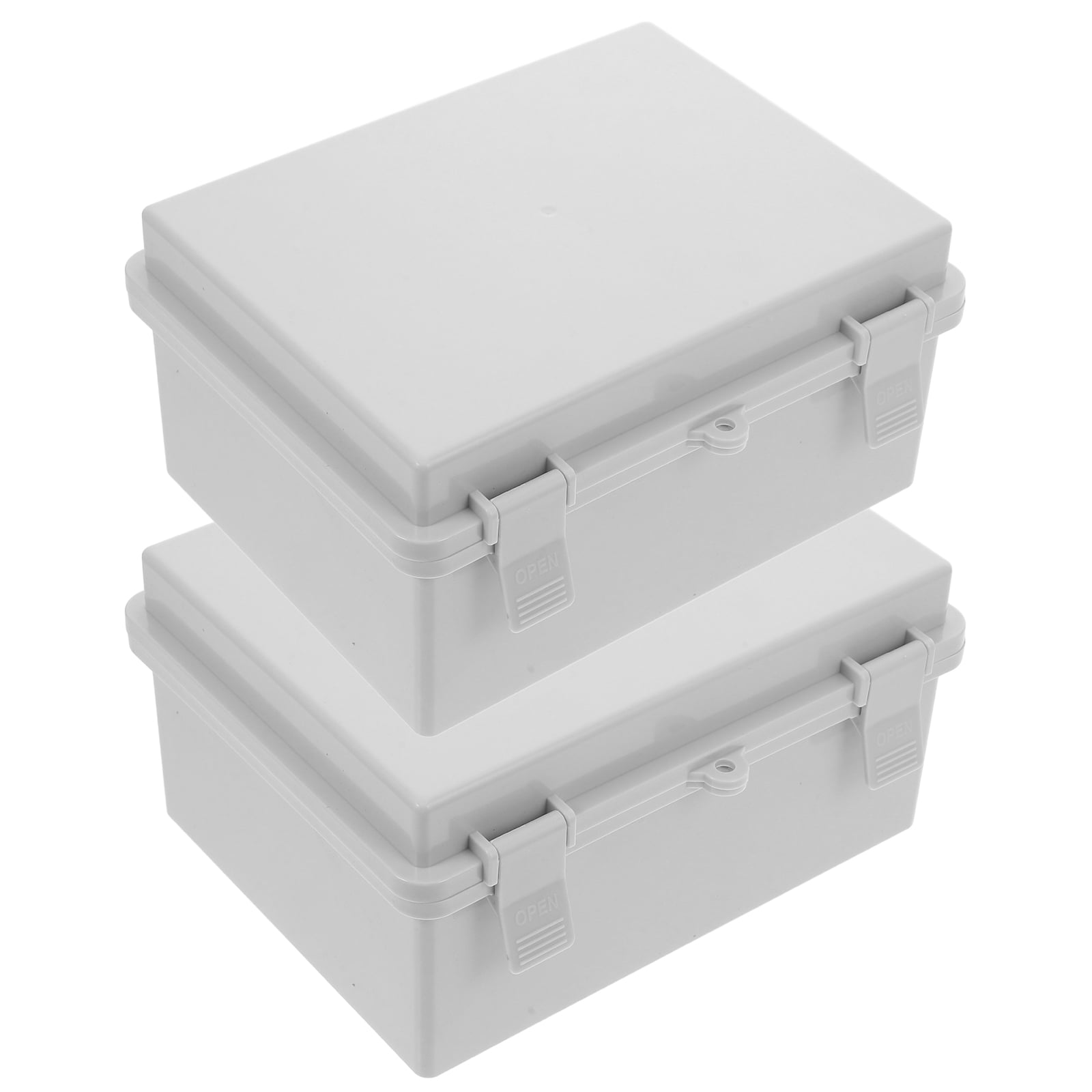 MLINS 2pcs Waterproof Electrical Box With Lock Weatherproof Electrical ...