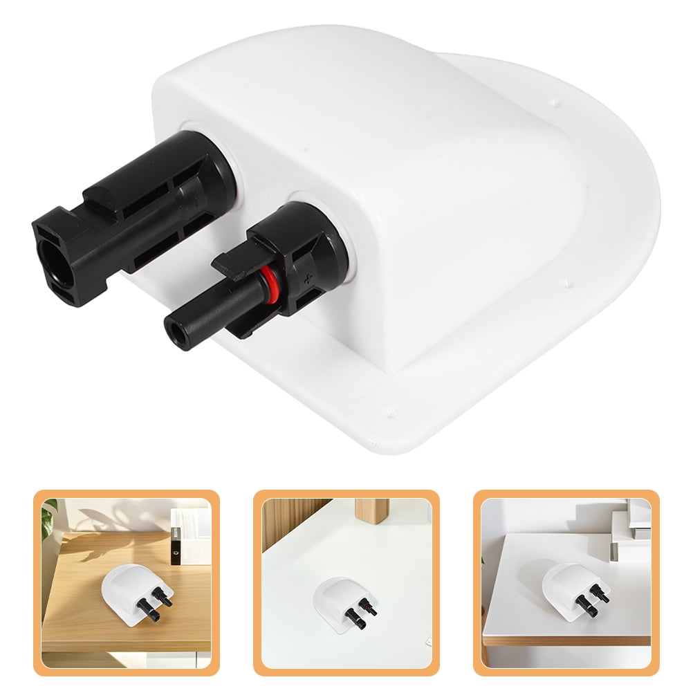 MLINS 2pcs Waterproof Solar Cable Entry Gland Dual Wire Entry Housing ...