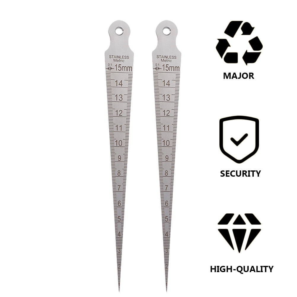 MLINS 2pcs Welding Inspection Gauge Taper Metric Welding Gauge ...