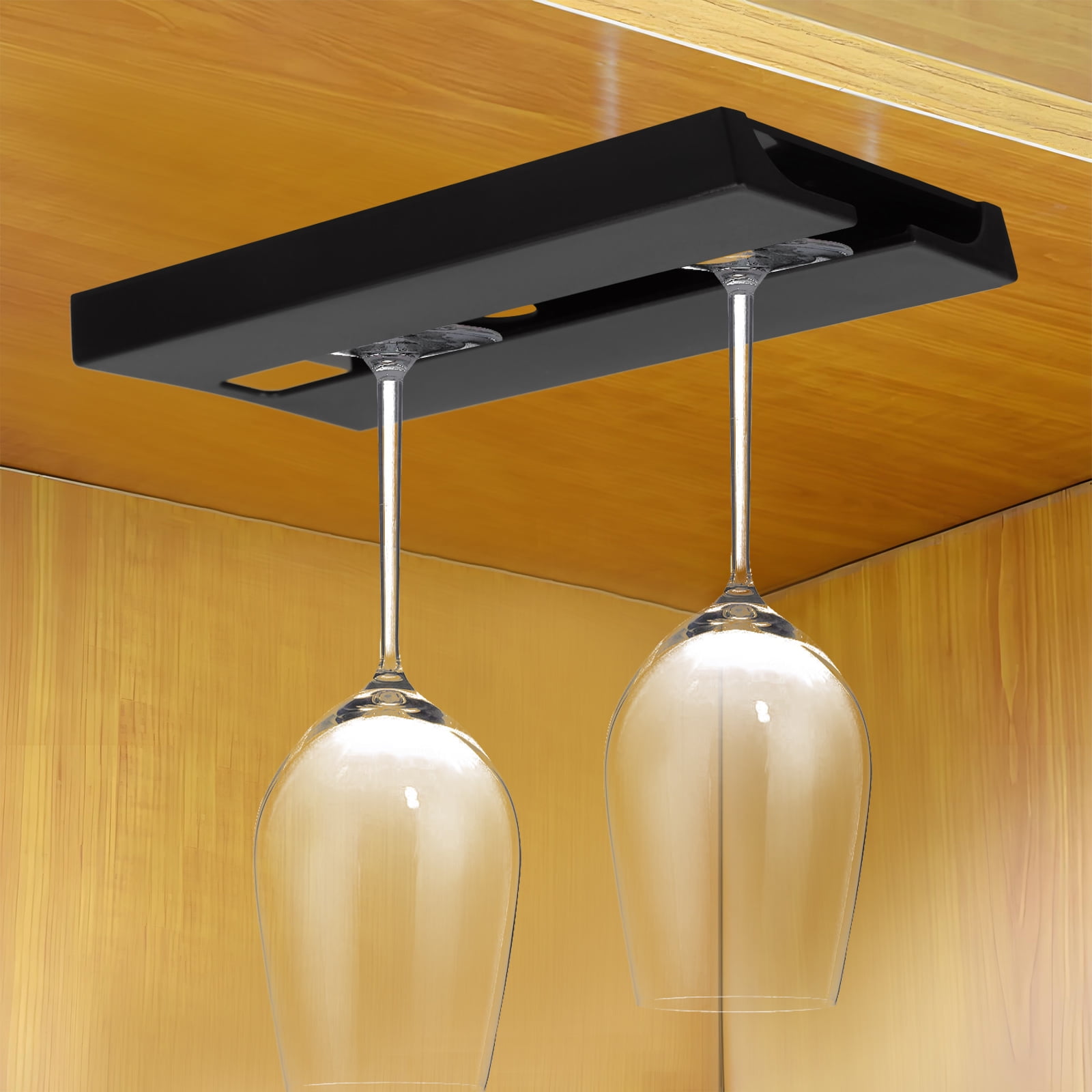 MLINS 2pcs Wine Glass Holder Under Shelf Kitchen Wine Glass Holder Wine ...