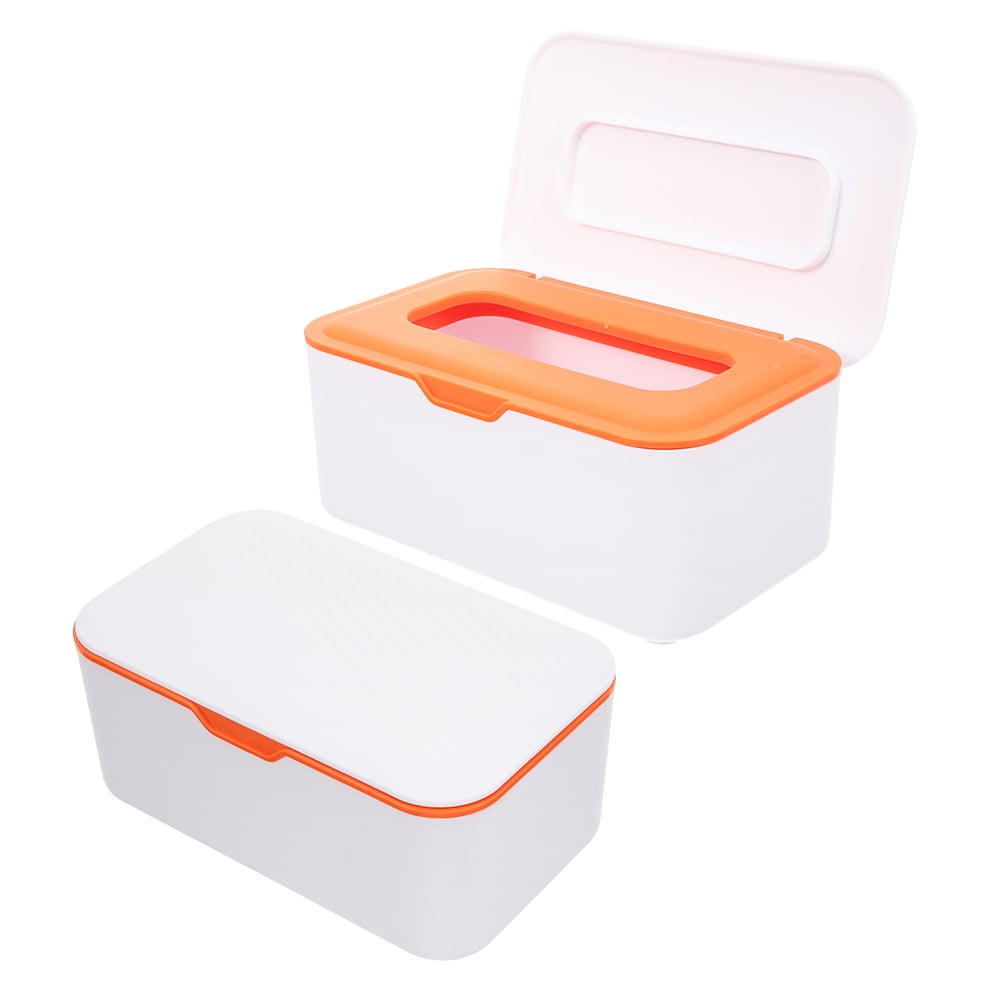 MLINS 2pcs Wipes Dispenser Wipe Holder Refillable Tissue Box Wipes ...