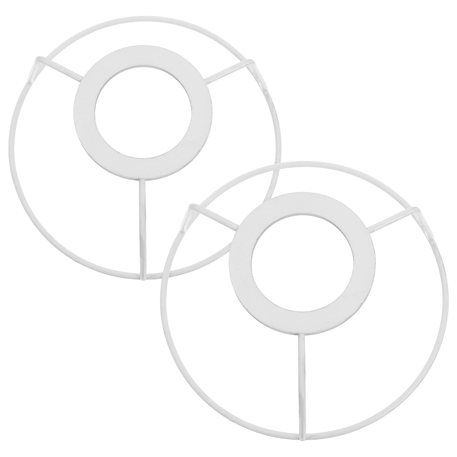 MLINS 2pcs Wire Lamp Shade Frame E27 Diy Lampshade Frames Light Shade ...