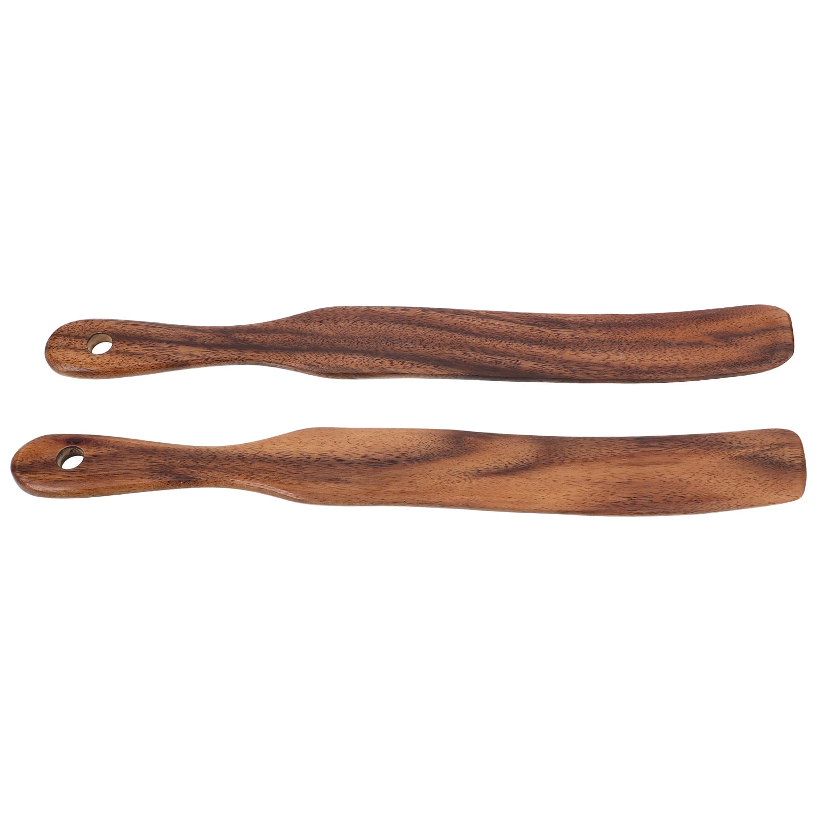 MLINS 2pcs Wood Sourdough Spurtles Wood Spurtles Spatula Stir Stick ...