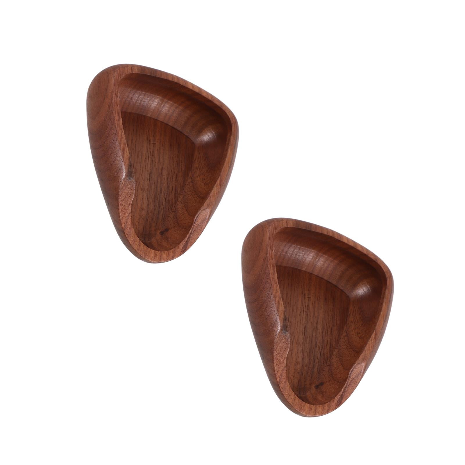 MLINS 2pcs Wooden Coffee Bean Vessel Coffee Bean Dosing Tray Shop ...