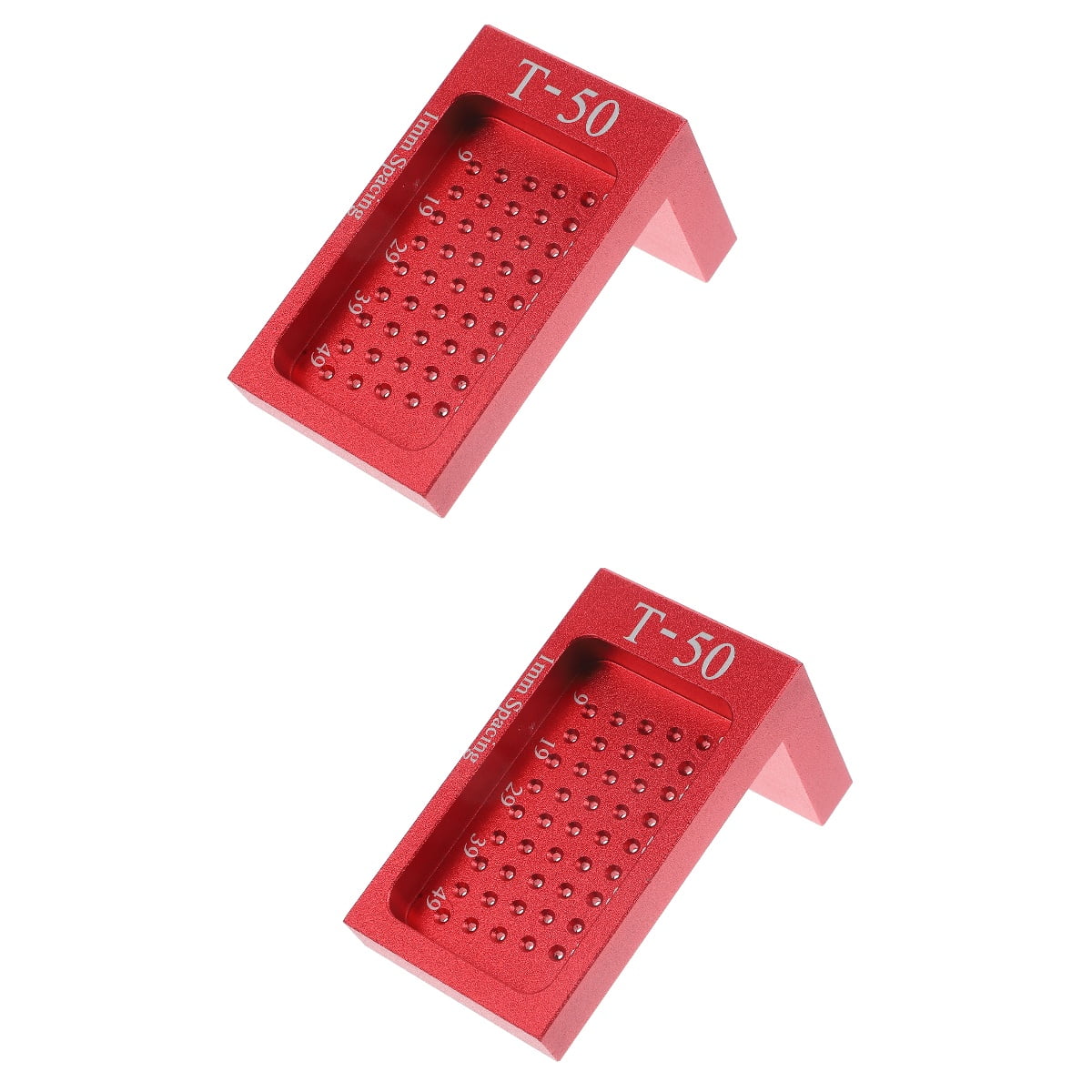 MLINS 2pcs Woodworking Aluminum Alloy Measuring Ruler Carpenter Marking ...