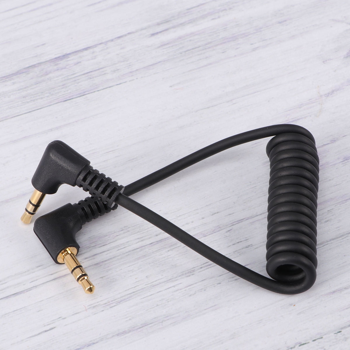 MLINS 3 .5mm 3.5mm Elbow Wire Headphone Cable Auxiliary Jack Portable ...