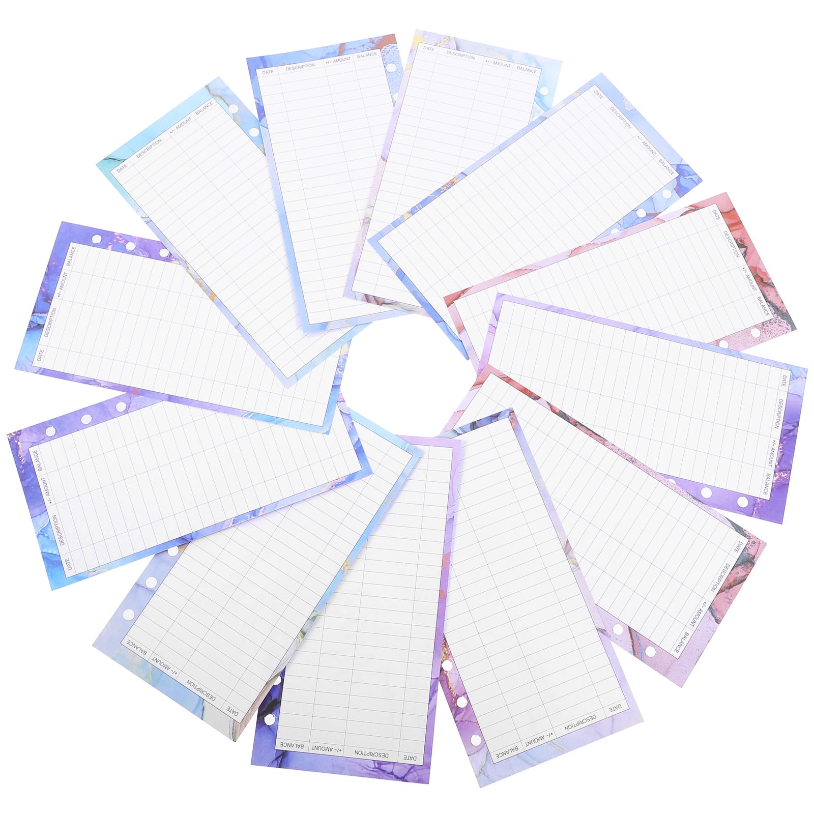 MLINS 3 Books of Daily Budget Sheets Convenient Budget Pads Household ...
