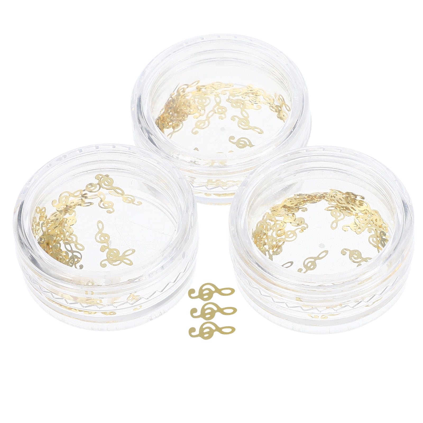 MLINS 3 Boxes Music Notes Resin Fillers Musical Note Nail Art Charms ...