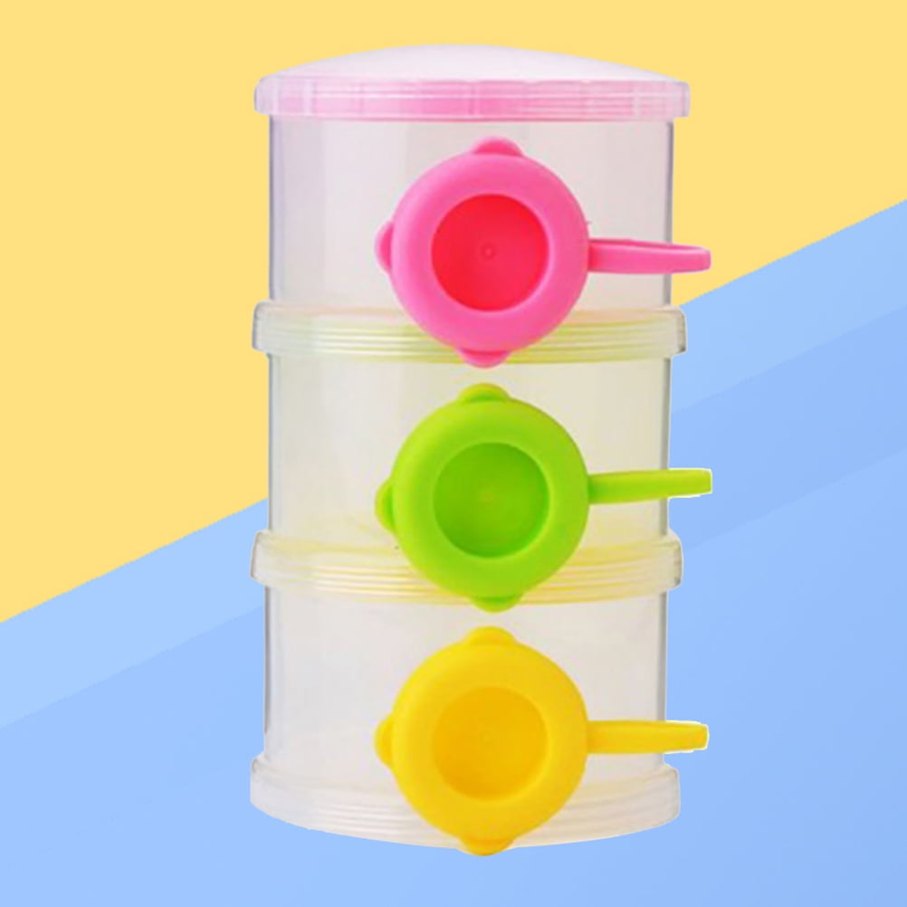 MLINS 3 Layers Baby Milk Powder Formual Dispenser Baby Feeding Travel ...